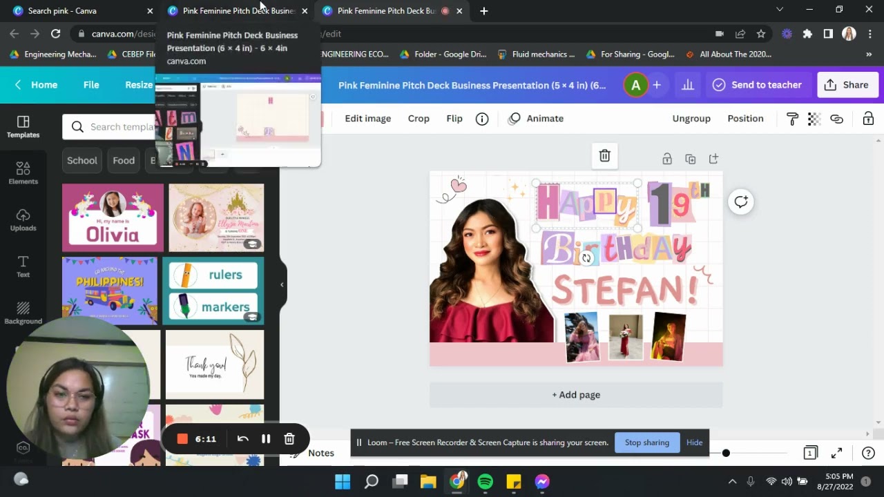 Canva Simple Birthday Tarpaulin Design Tutorial YouTube Canva Simple Birthday Tarpaulin Design Tutorial YouTube