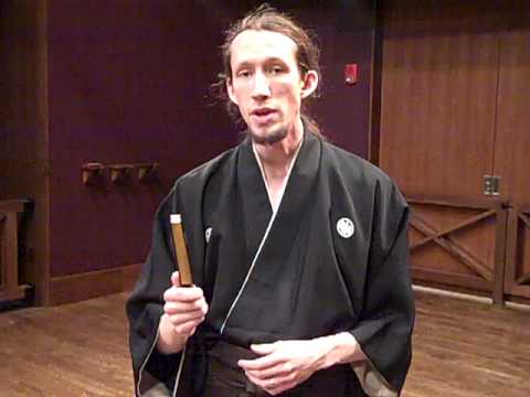 Frazier Interpreter on how a Samurai Tessen may have been used - YouTube