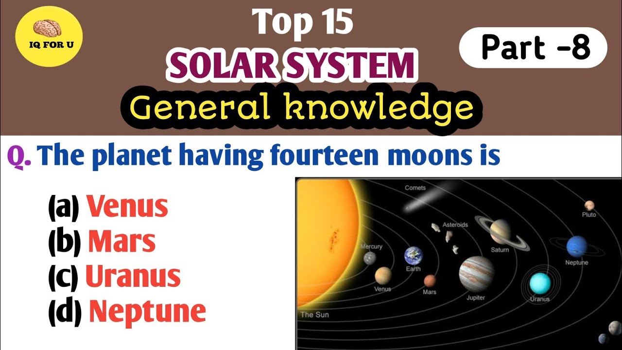 Top 15 General knowledge questions||Solar system||gk quiz - YouTube