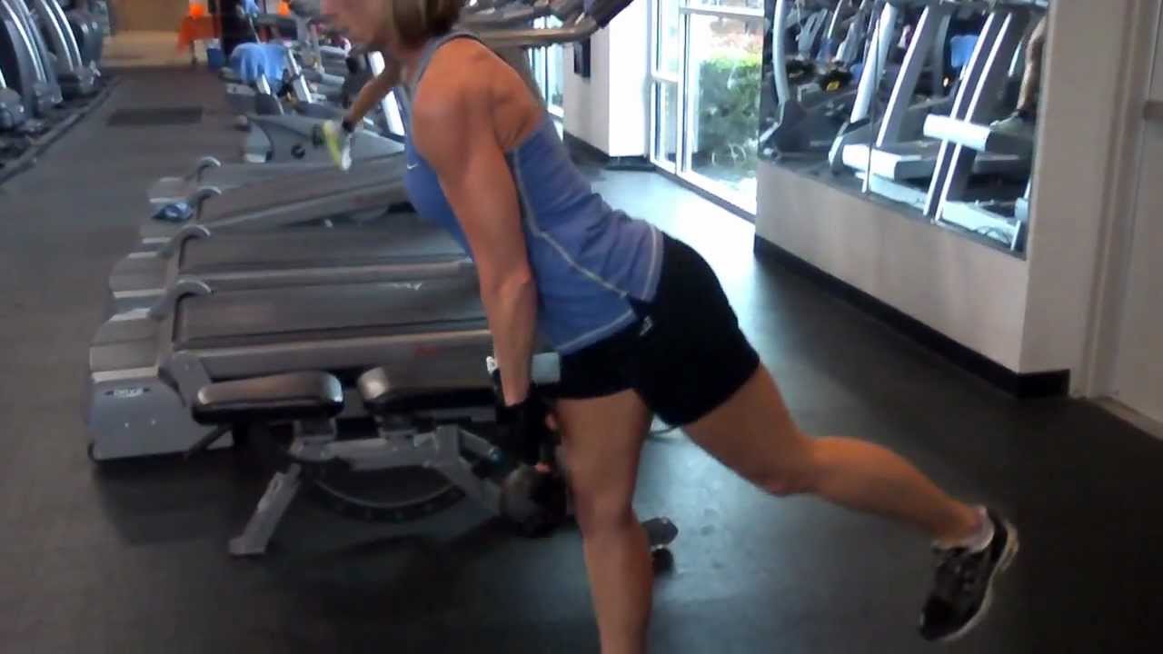 Single-leg stiff-leg deadlift (AKA Single-leg Romanian deadlift) - YouTube