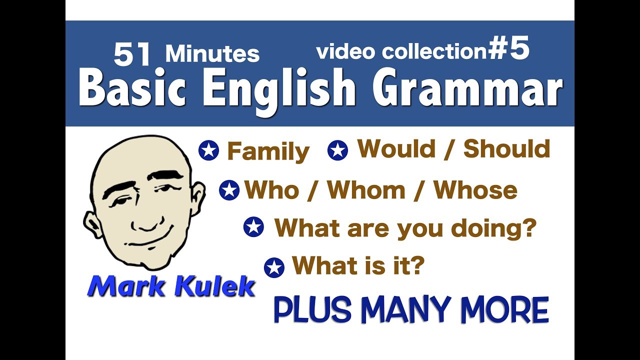 Basic English Grammar - video collection #5 | English for Communication ...