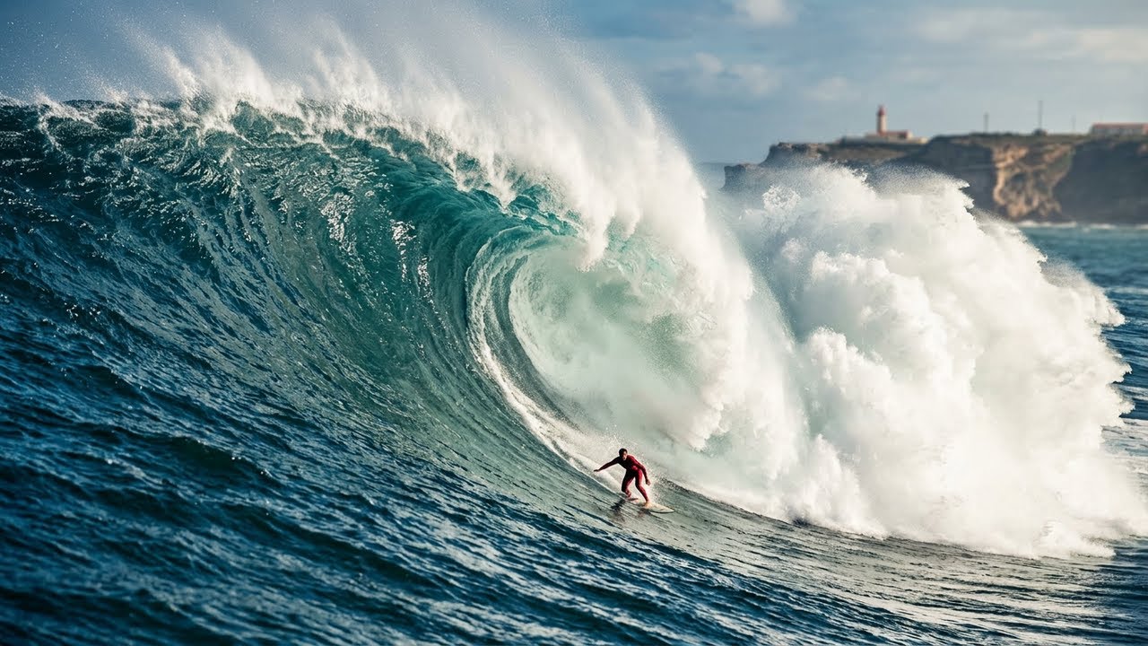 Nazare Unleashed: Epic Big Wave Surfing Showdown! #NazareSurfing # ...