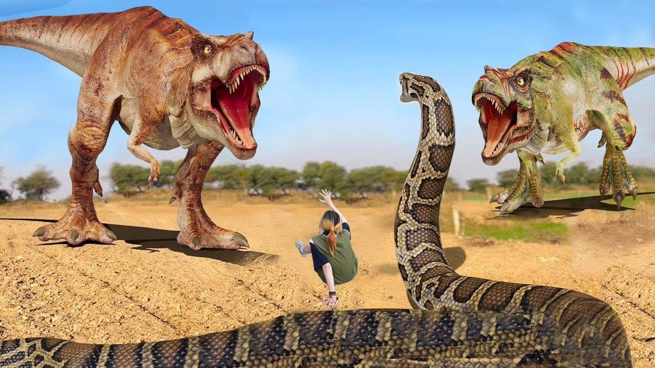 T-Rex Chase - Part 30 - Jurassic World Dinosaur Fan Movie - YouTube