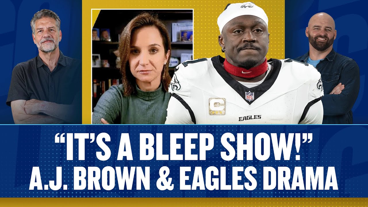 A.J. Brown Frustration Explodes: Eagles Locker Room Drama Explained | Golic & Golic x Dianna ...