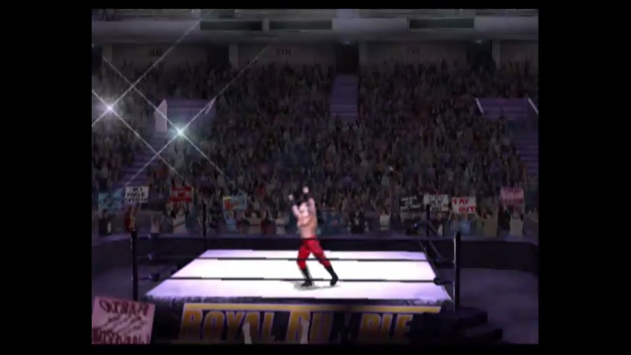 WWE Smackdown! Vs Raw PS2 2004 Chris Benoit Win The 2004 Royal Rumble ...