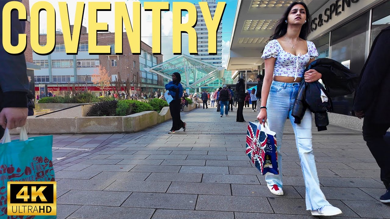 Coventry - City Tour 2024| Walking The Streets of Coventry | Central ...