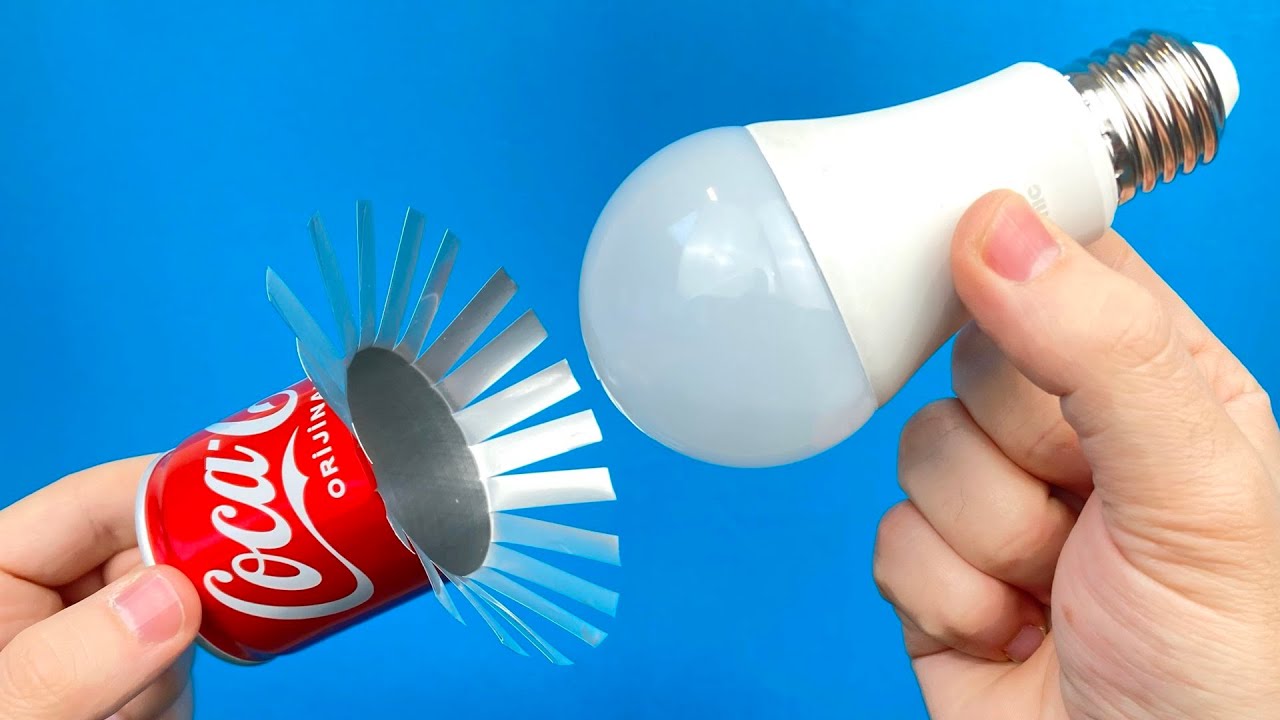 Put Coke Can On Led Bulb and You Will Be Amazed at The Result! - YouTube