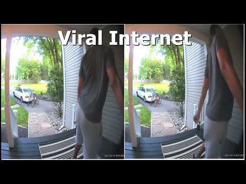 Doorbell Camera Catches Boyfriend Trying to Hide Fart | Viral Internet