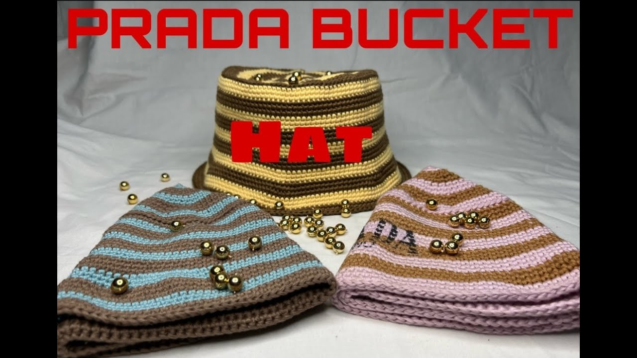 Crochet Prada Bucket Hat Tutorial Part 1 Youtube 8847