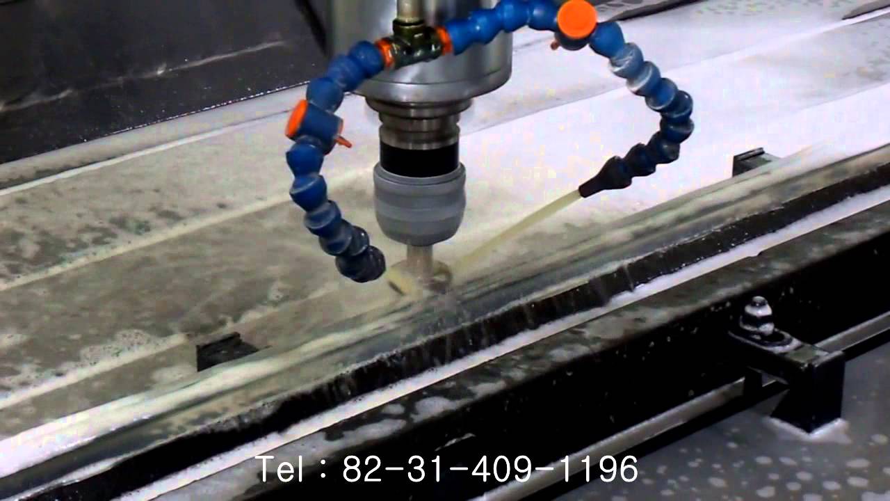 HANS MACHINE ROUTER HSR-1930S quartz processing video - YouTube