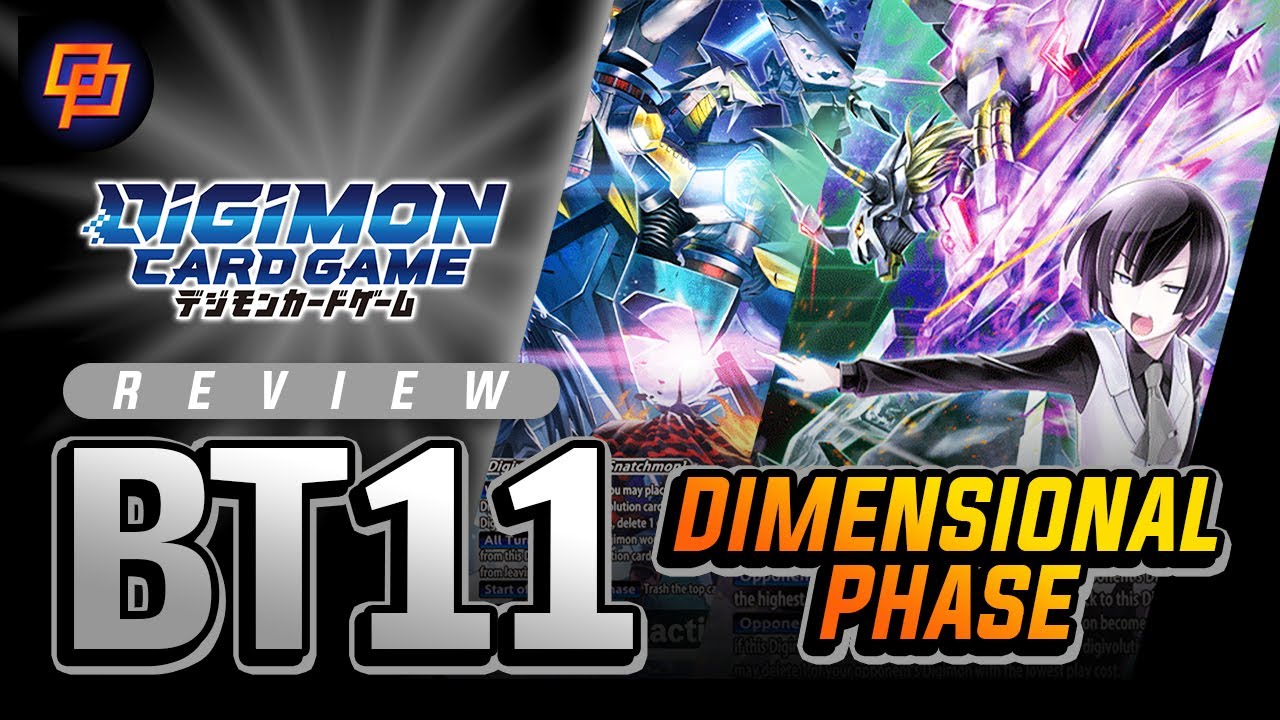 REVIEW BT11 Dimensional Phase [NEGRO] | Digimon Card Game - YouTube