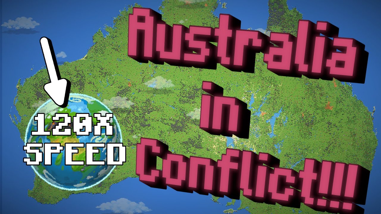 AUSTRALIA in CONFLICT (!) in Worldbox | Worldbox Timelapse - YouTube