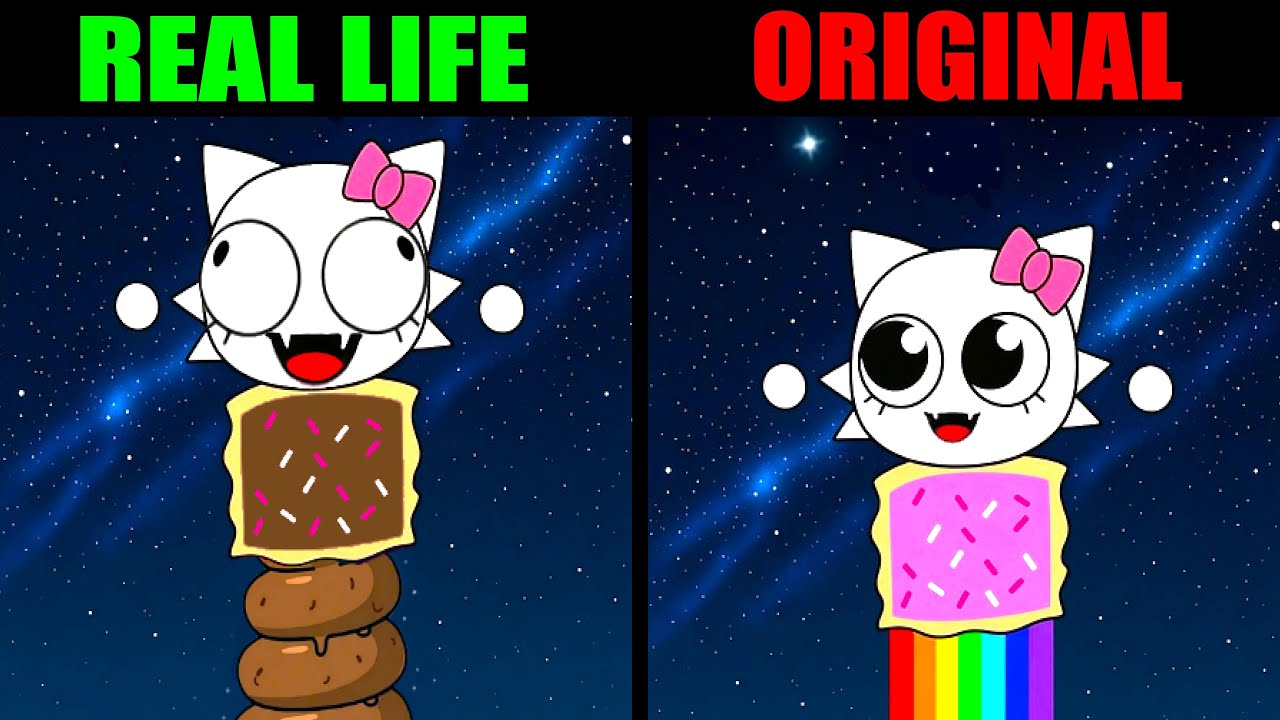 Best TikToks of Incredibox Sprunki | Wenda into Nyan Cat💩 | REAL LIFE ...