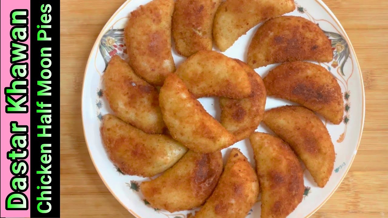Creamy Chicken Half Moon Pie | Chicken Half Moon Pie | Fried White ...