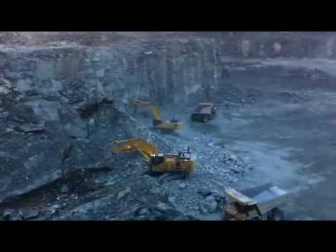 On top of the mountain at Bremanger Quarry, 2012 - YouTube