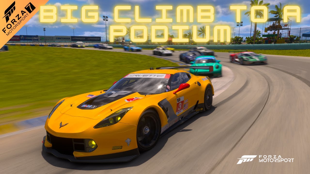 Big climb to grab a podium | Homestead-Miami | Corvette C7.R | Forza ...