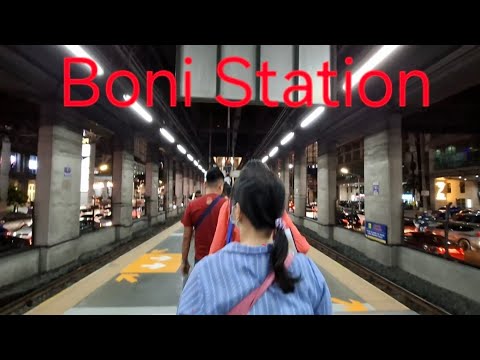 Ganito ngayon sa MRT Boni Station + Pasyal pasyal din sa Light Mall ...