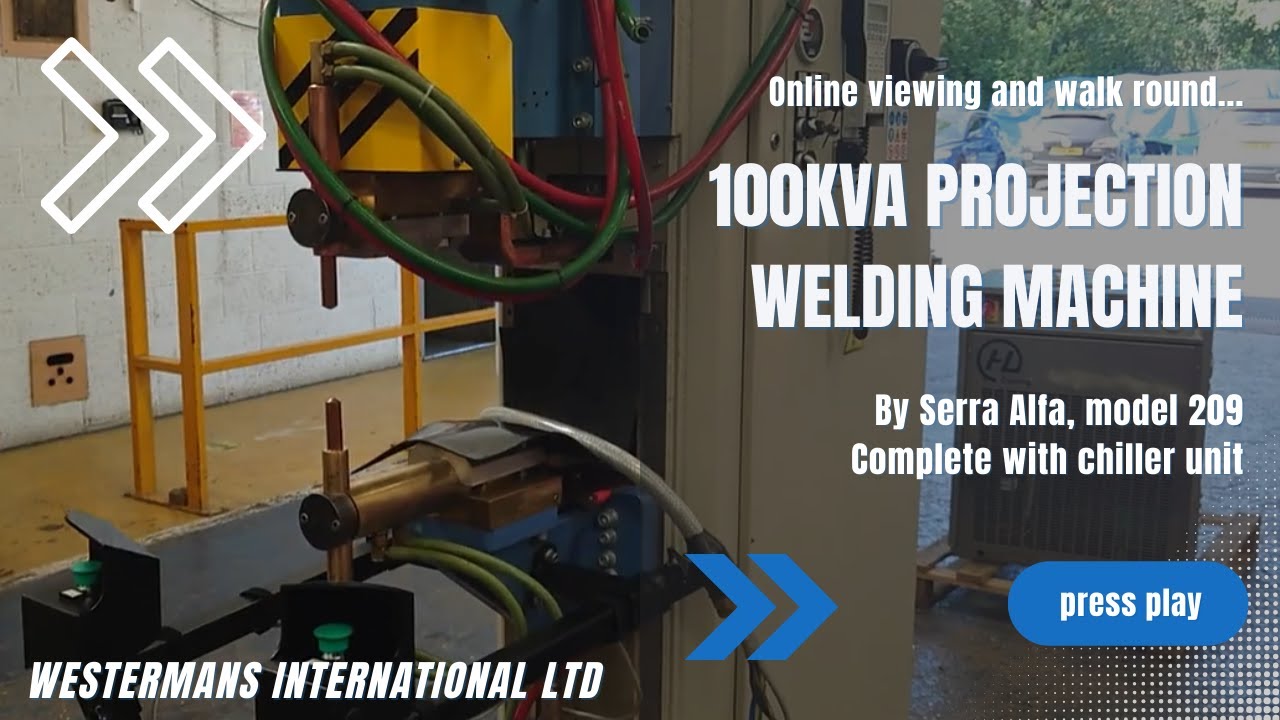 Walk Round this Serra ALFA 209 100kva Projection Resistance Welder With ...