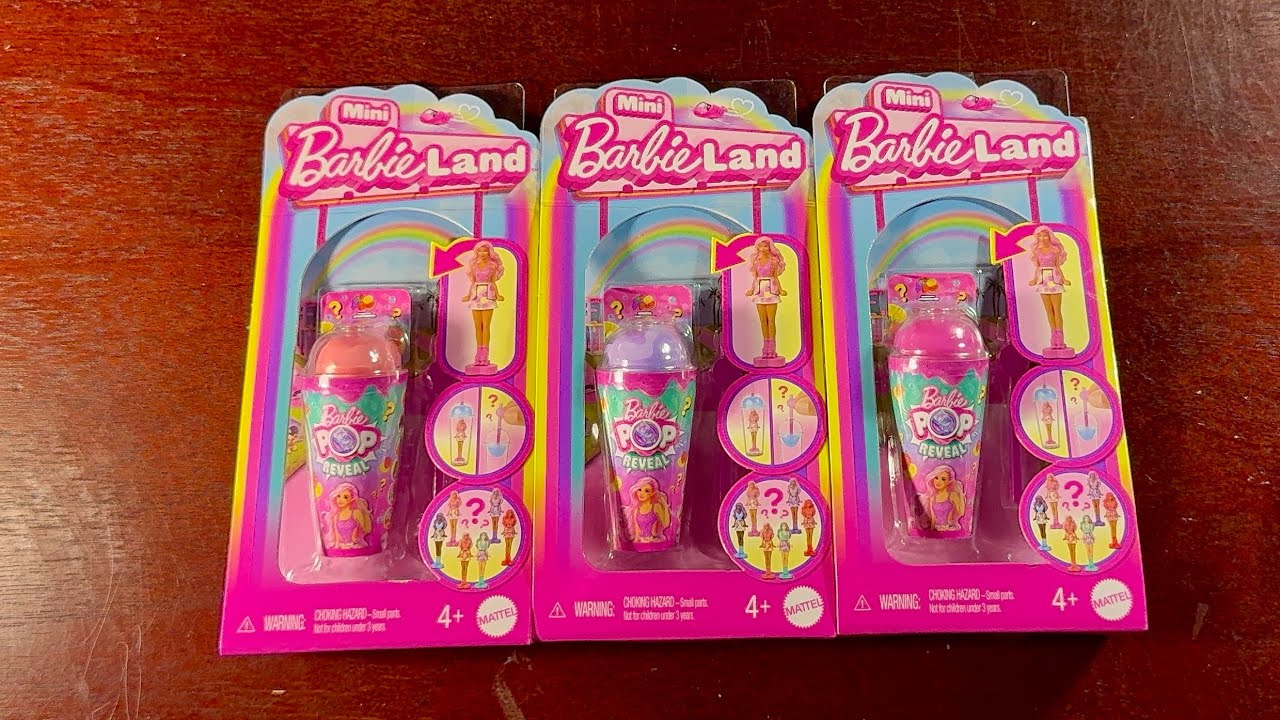 Mini Barbie Land: Pop Reveal - YouTube