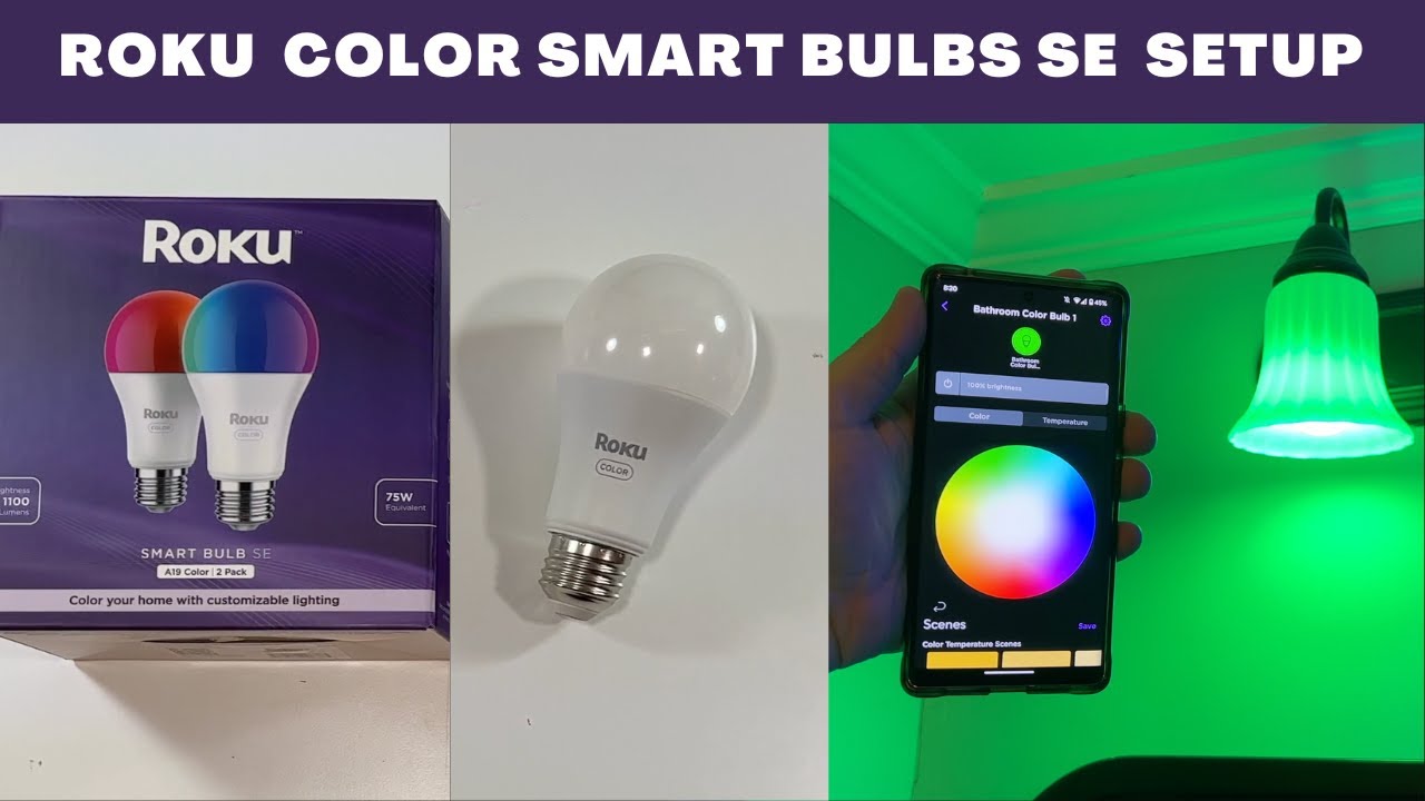 Roku Color Smart Bulb SE Setup Guide! - YouTube