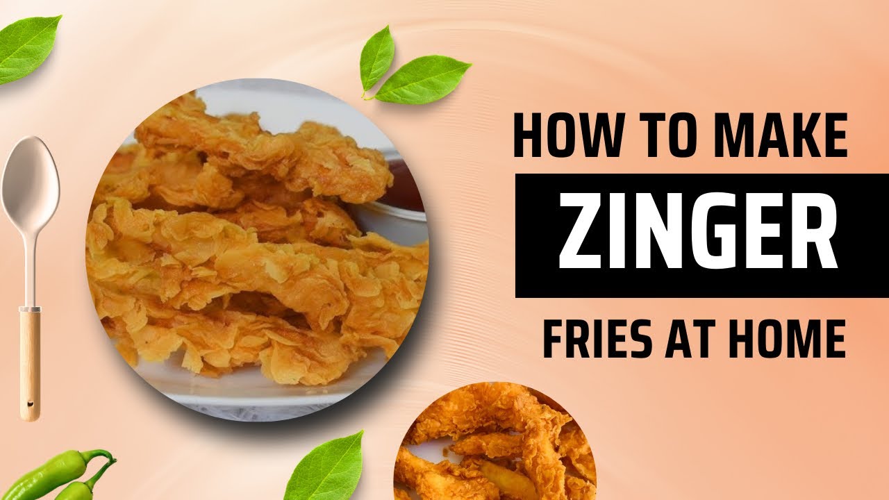 KFC STYLE ZINGER FRIES 🍟 / CRISPY ZINGER FRIES AT HOME / recipe by food ...