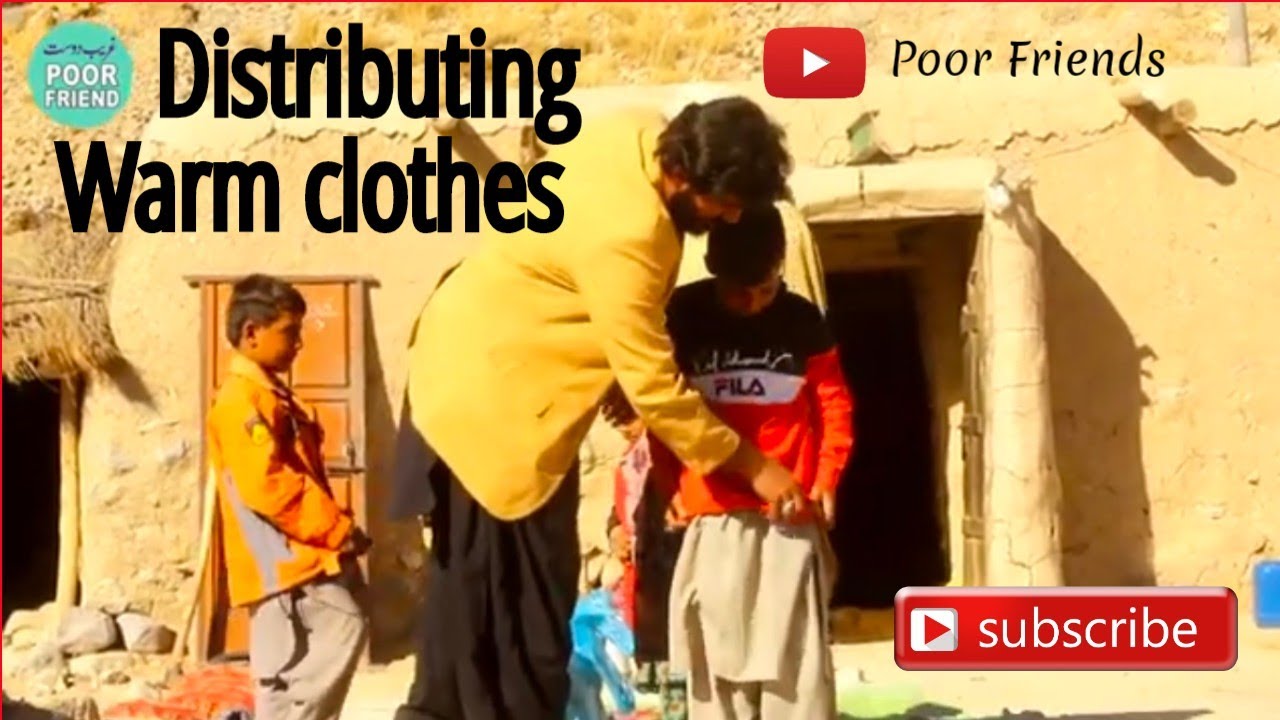 Distributing Warm clothes and toys with poor children's - YouTube
