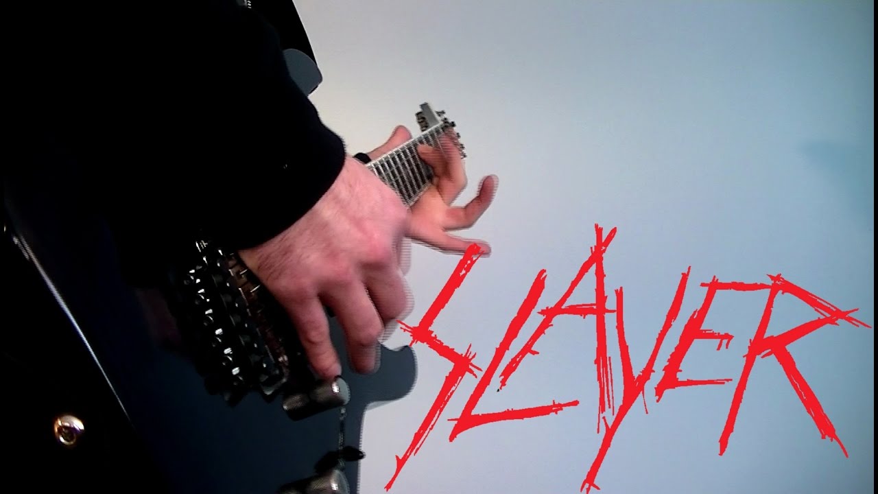 10 Classic SLAYER Riffs Tuned Down! - YouTube