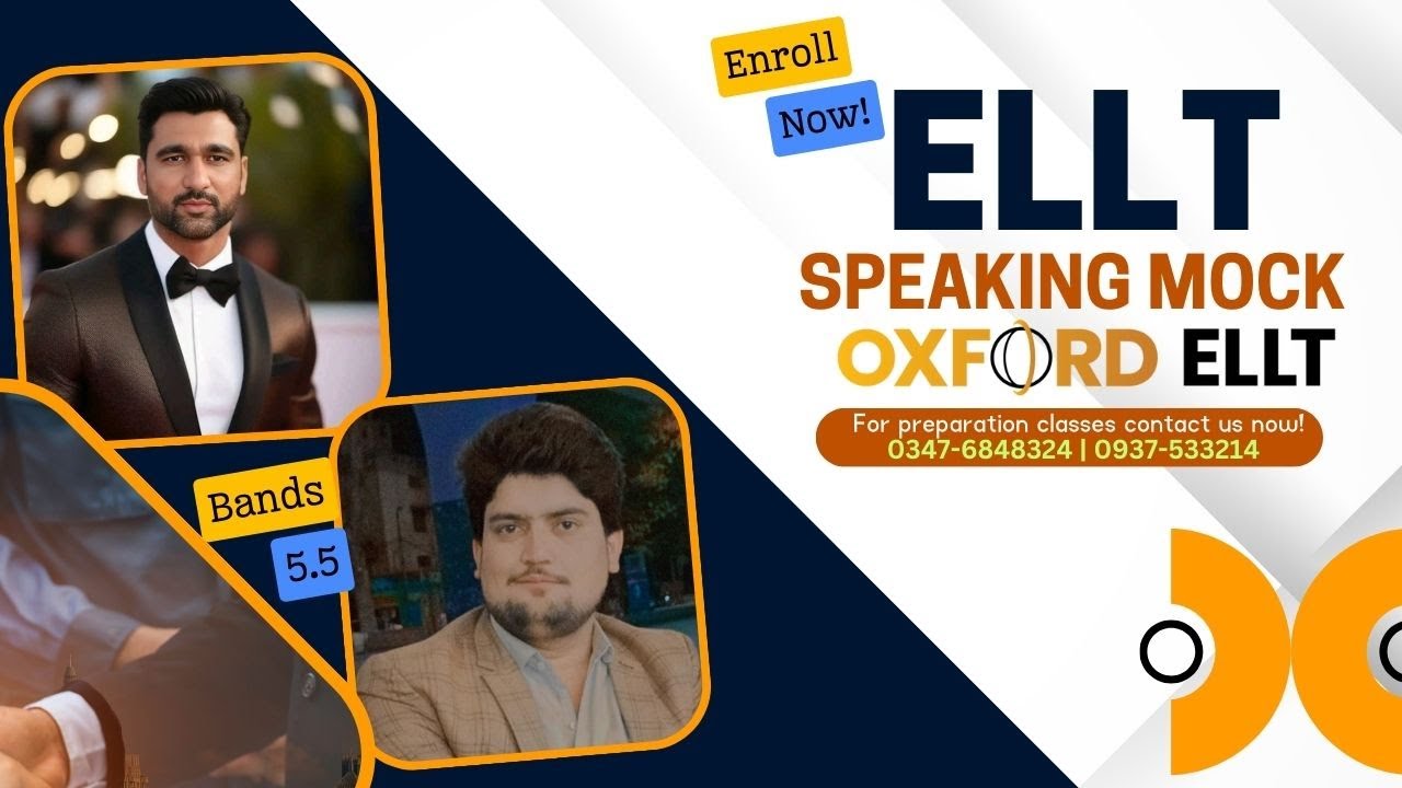 ELLT Speaking Mock Test | Oxford English Speaking Test | Anglo American ...