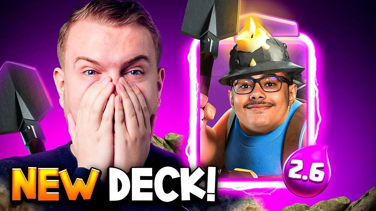 MOHAMED LIGHT NEW MINER CYCLE DECK IS INSANE IN CLASH ROYALE! - YouTube