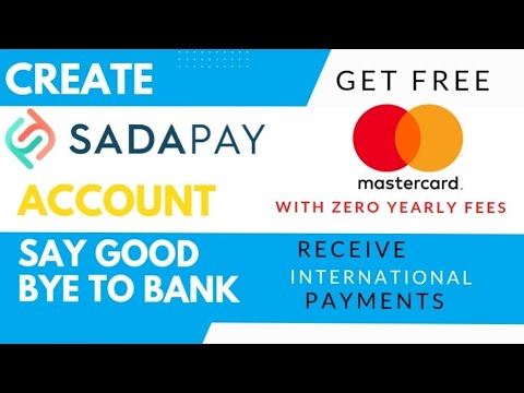 How To Create Sada Pay Account| Get Free Master Card | Receive ...