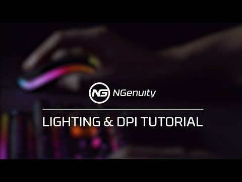 How to Setup the Pulsefire Surge RGB Mouse Color and DPI settings with the NGenuity Software