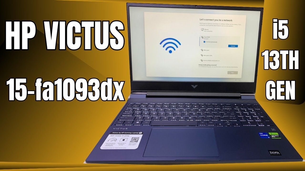 Hp victus 15-fa1093dx disassembly & upgrade options - YouTube