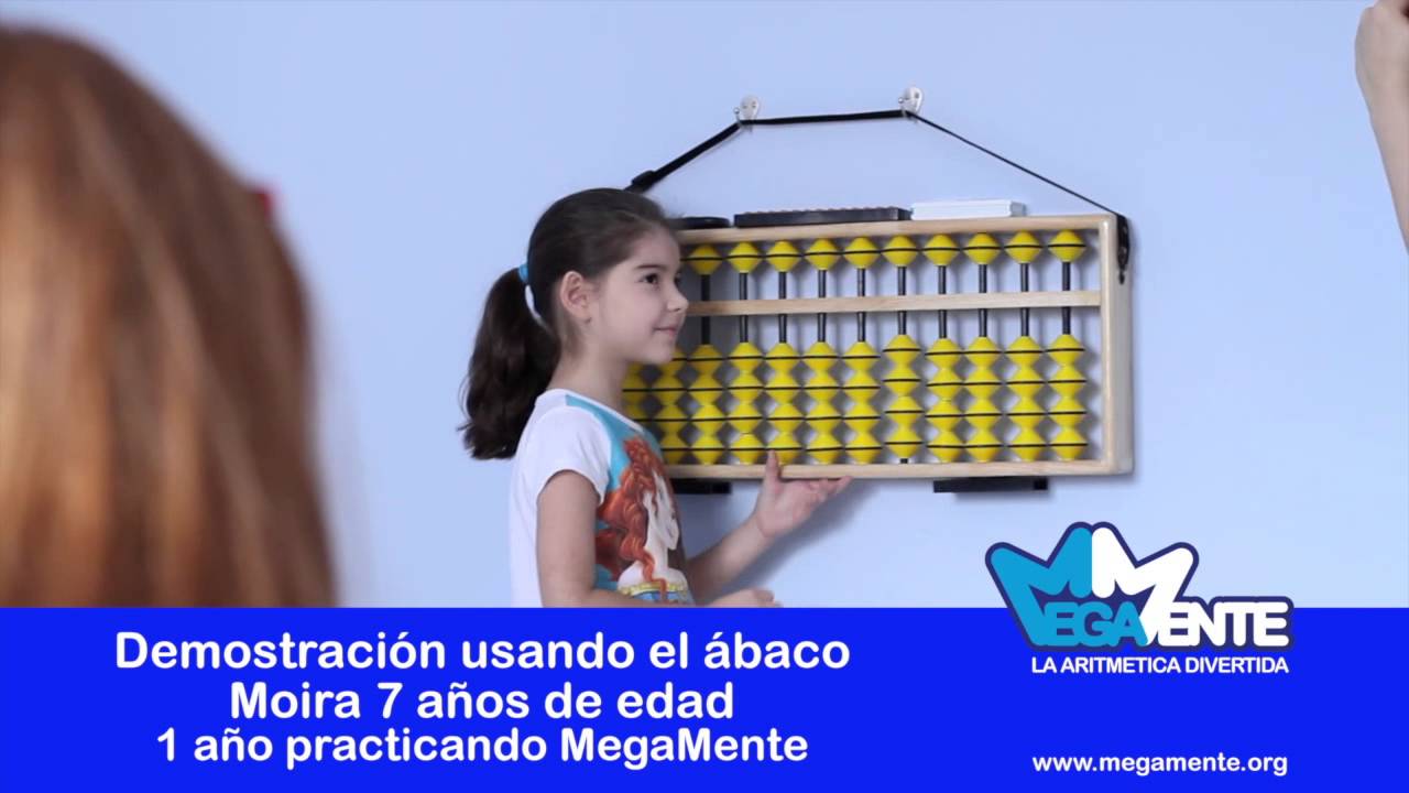 Demostración usando el ábaco - YouTube