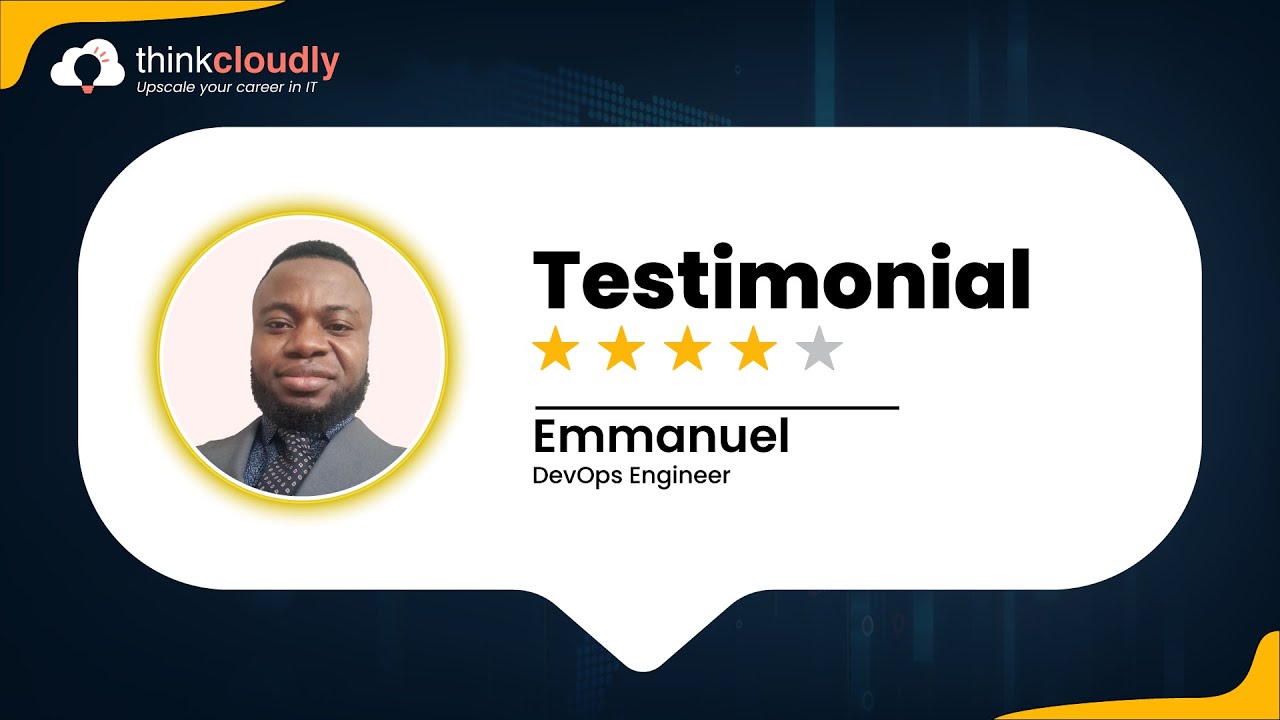 DevOps Engineer | Testimonial | Student Success Story | Thinkcloudly ...