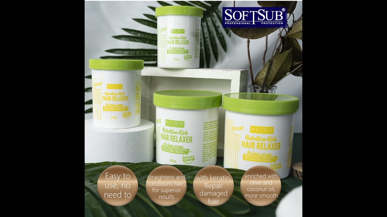 SOFTSUB Hair Relaxer MINO Hair Care African hair Afro - YouTube