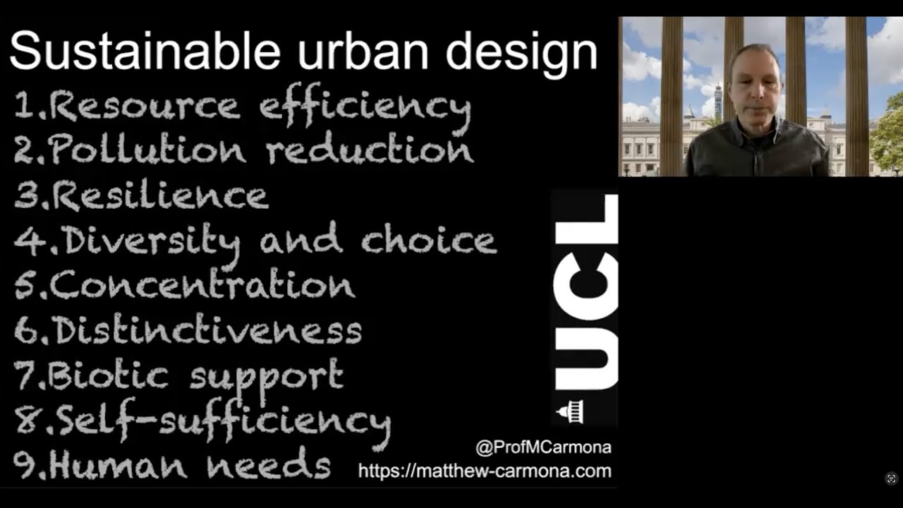 Sustainable urban design - YouTube