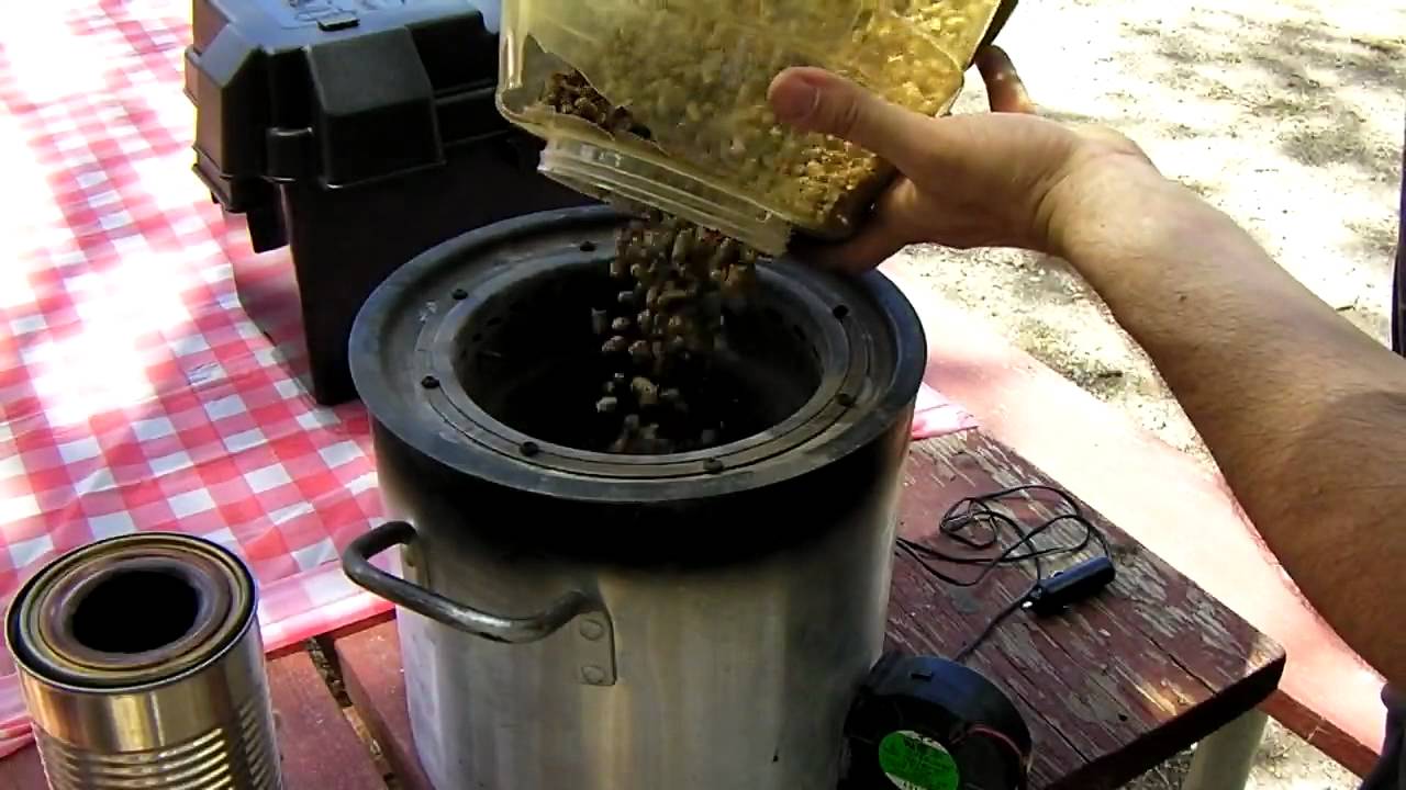Homemade Wood Gas Camp Stove