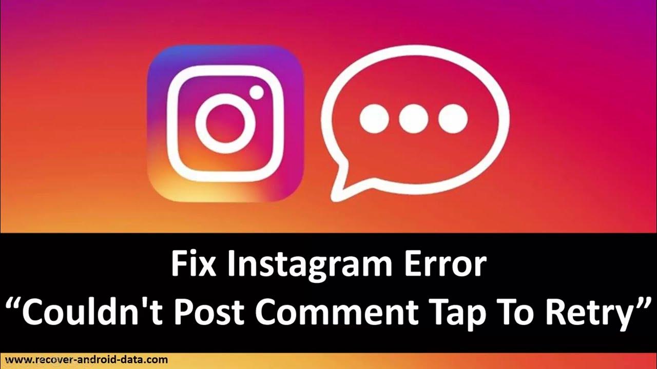 How To Fix “Couldn’t Post Comment Tap To Retry” on Instagram - YouTube