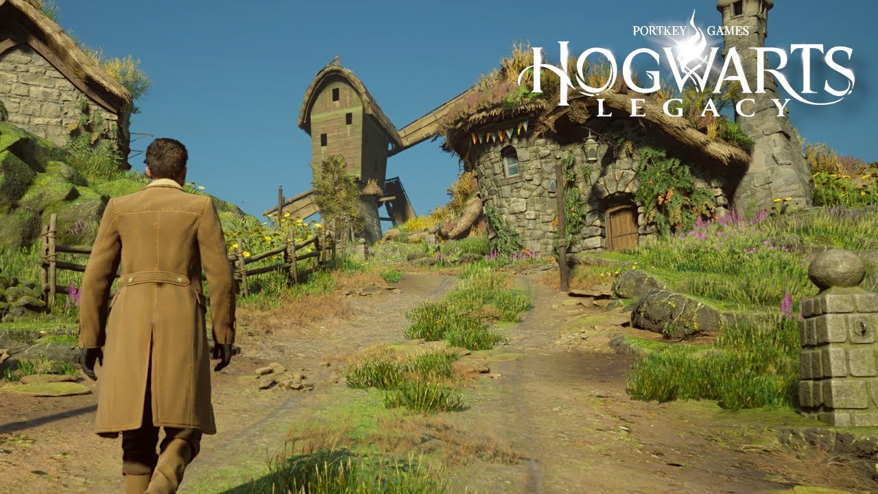 A Peaceful Spring Walk To Upper Hogsfield - Hogwarts Legacy Relaxing ...