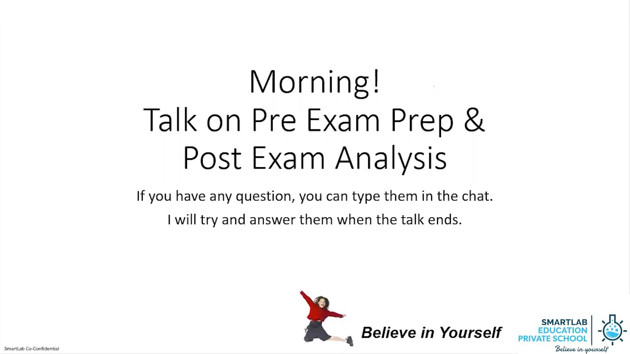 Pre Exam Preparation and Post Exam Analysis - YouTube