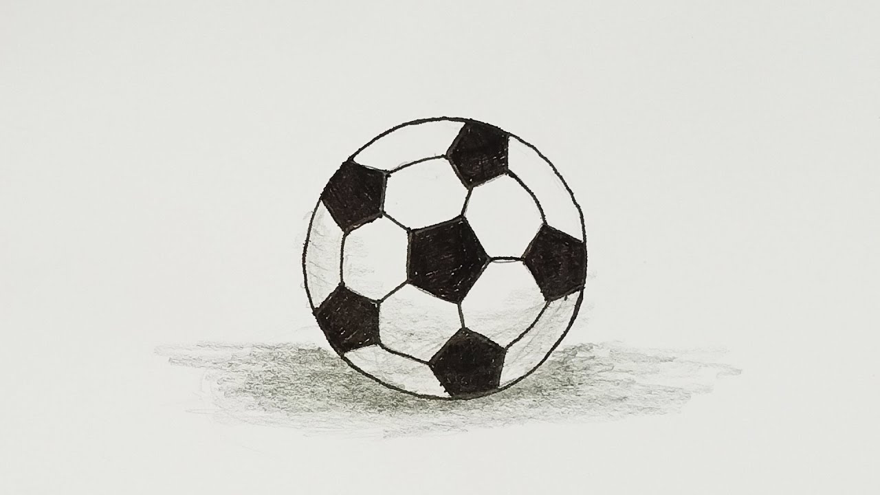 How to Draw a Football | Easy Step-by-Step Tutorial - YouTube