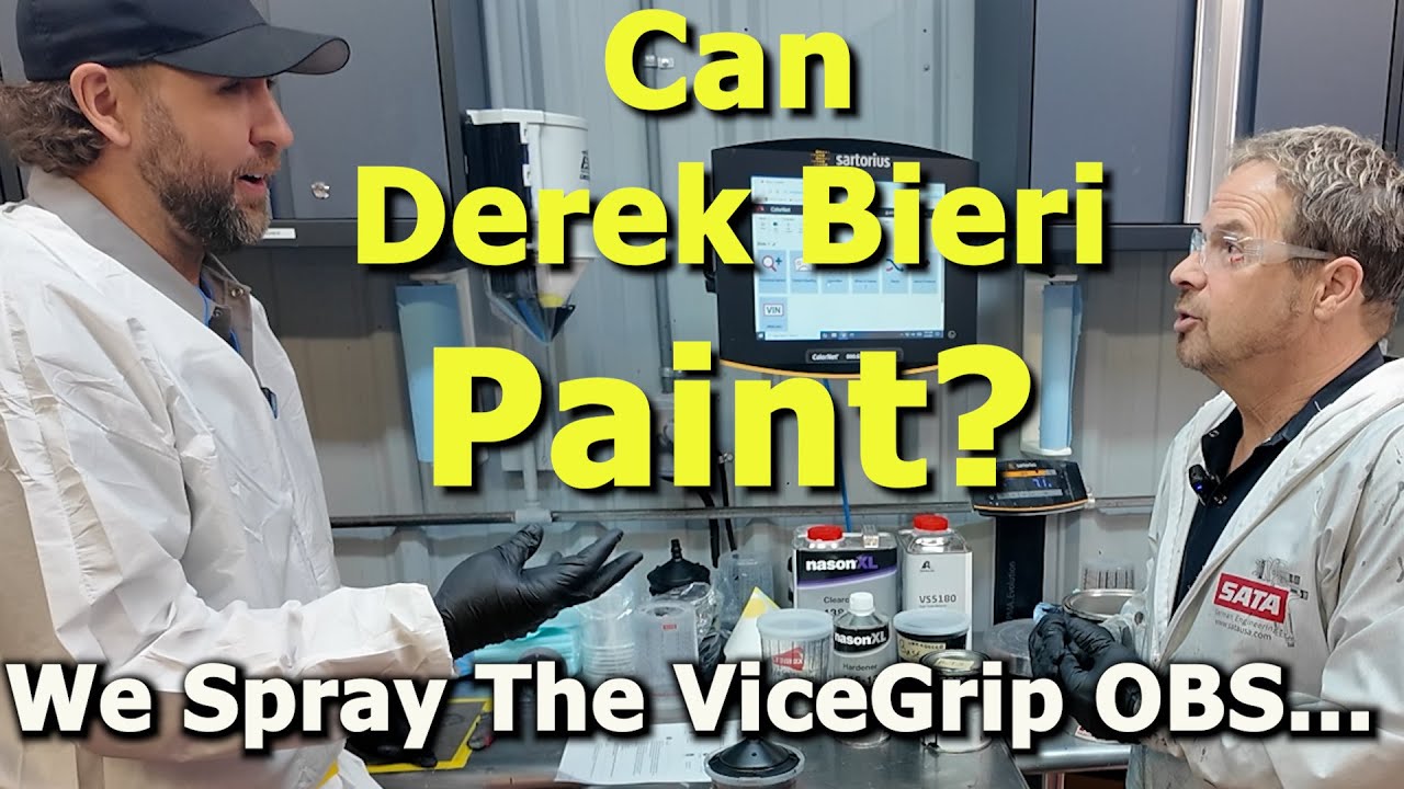 Can Derek Bieri Paint? We put him on the spot in my booth! - YouTube