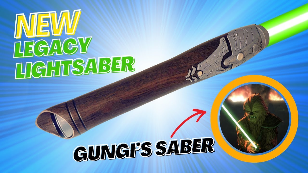 NEW - Gungi Legacy Lightsaber from Galaxy's Edge - YouTube