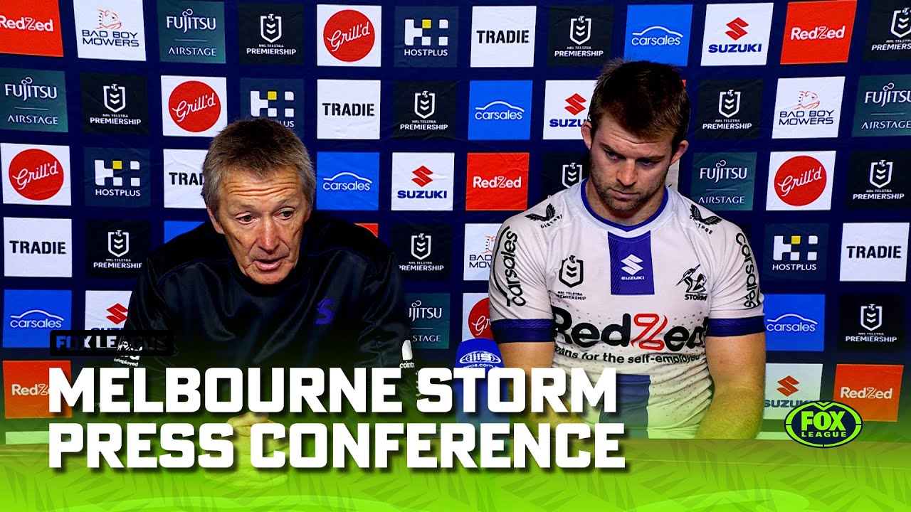 Melbourne Storm Press Conference | Round 7, 14/04/23 | Fox League - YouTube