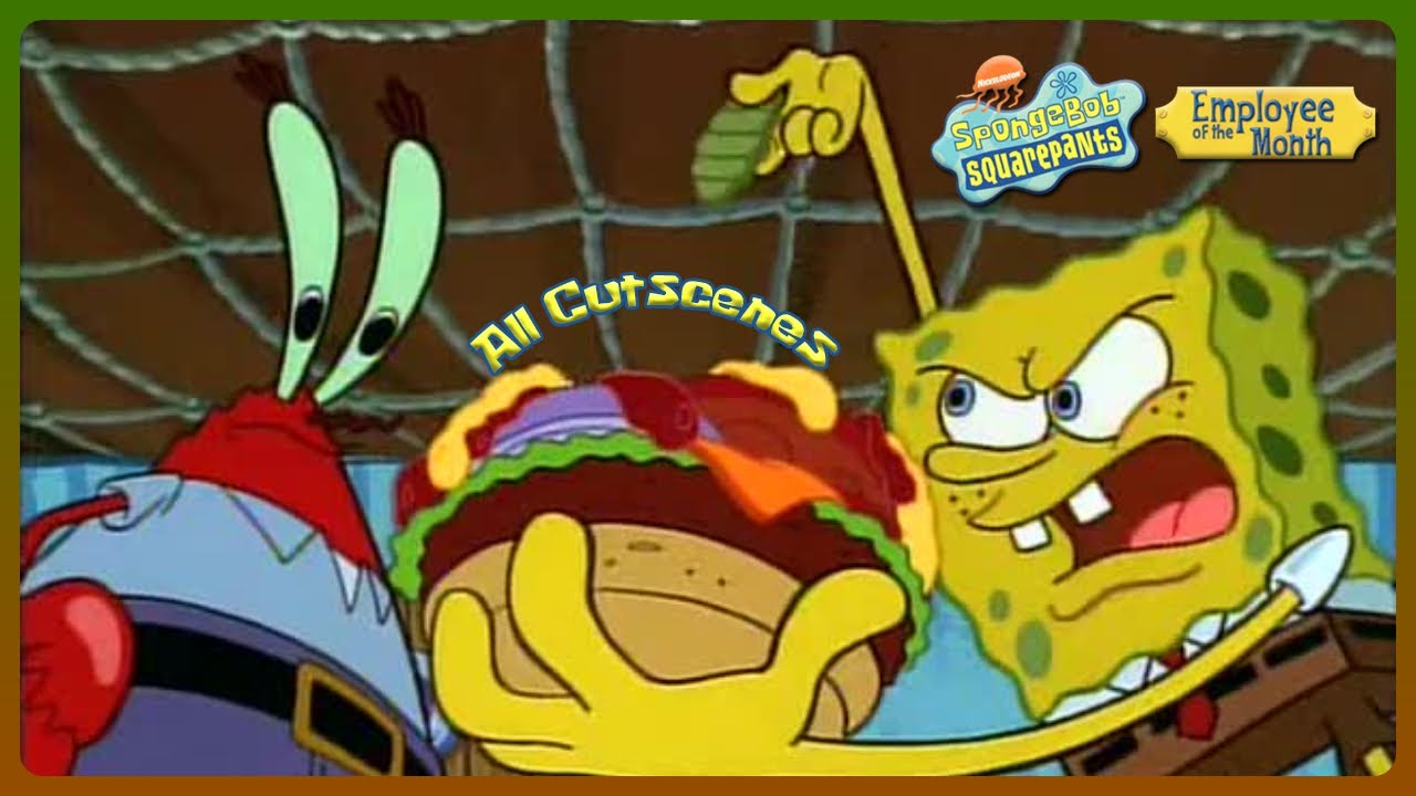 Spongebob Squarepants: Employee Of The Month All Cutscenes & Movies (PC ...