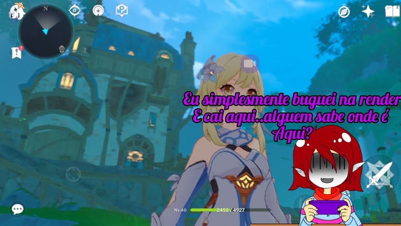 eu buguei no mapa e acho q achei um lugar que não era acessível de ...