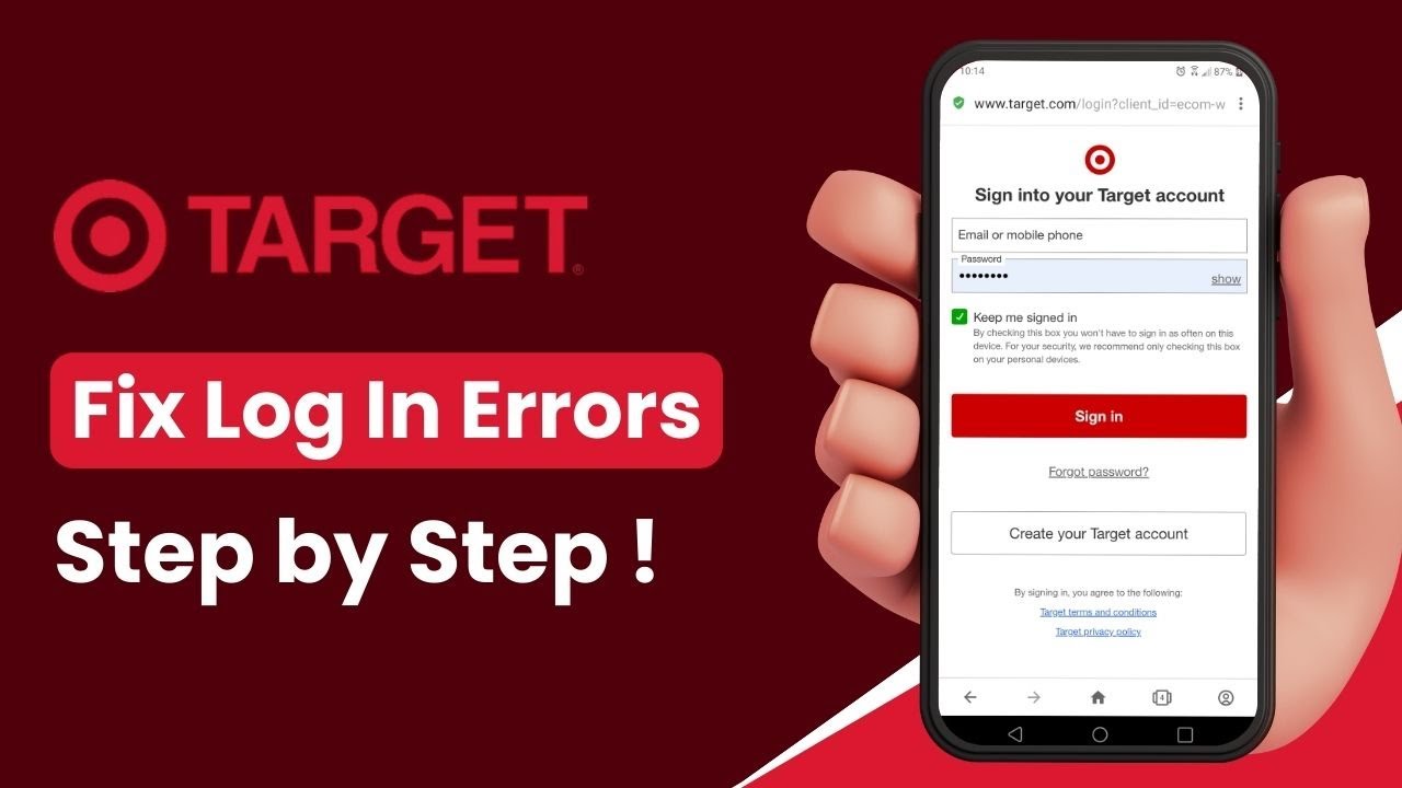 How to Fix Login Errors on Target ! - YouTube