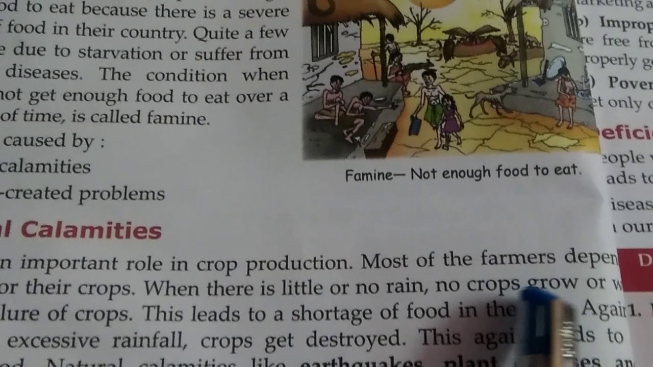 Class 5 Evs lesson 7- Not enough food ( part 1) - YouTube
