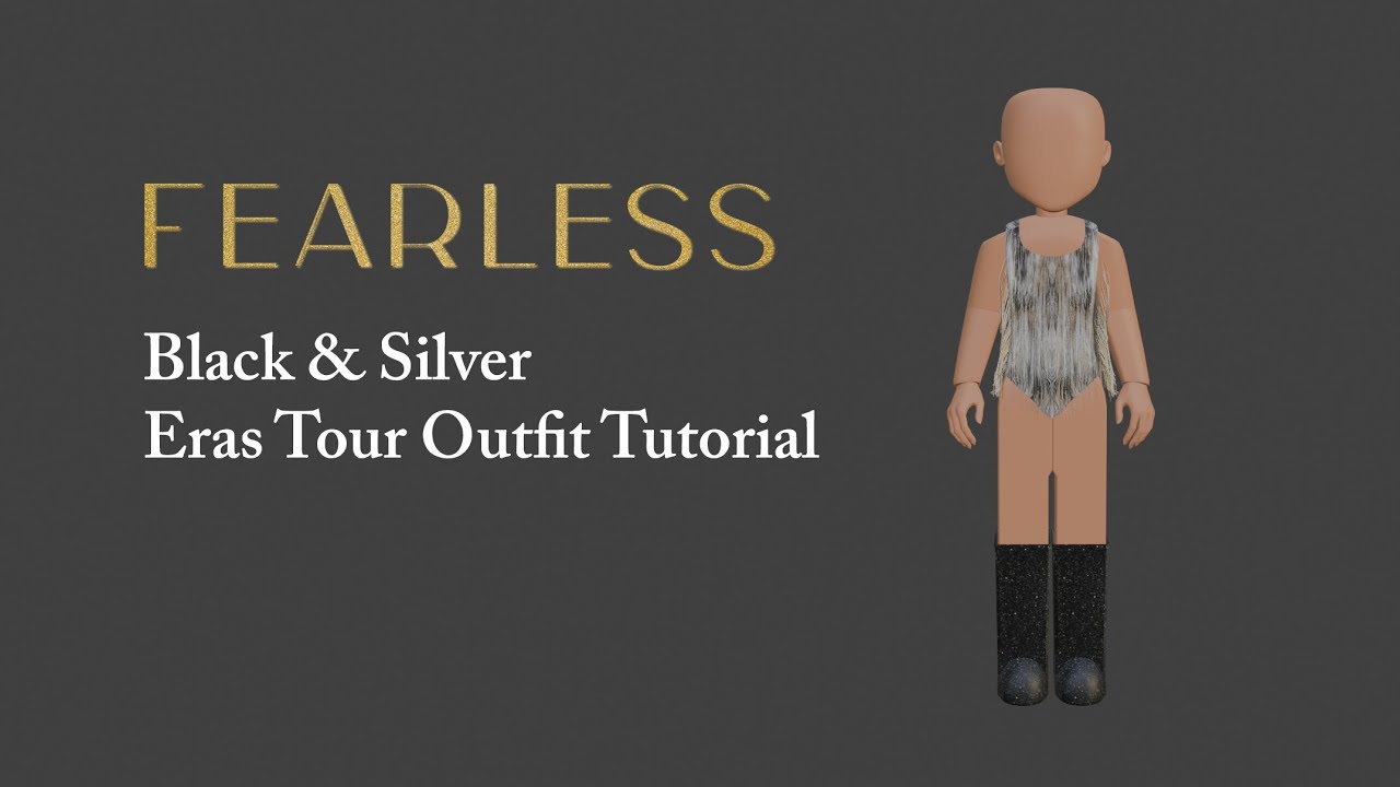 Fearless Eras Tour Outfit + Texture | Blender Tutorial - YouTube