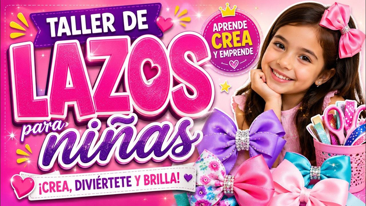 LAZOS para las niñas bonitos y elegantes FÁCILES - YouTube